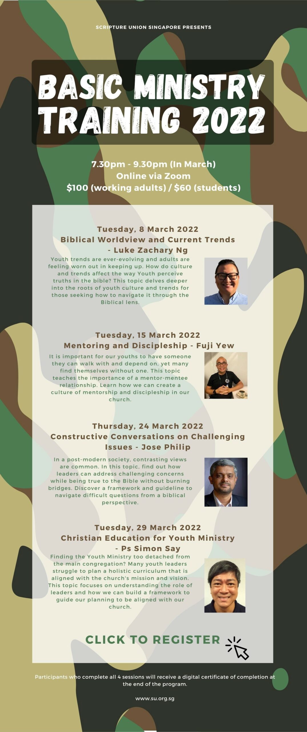 Basic Ministry Training 2022 Evangelical